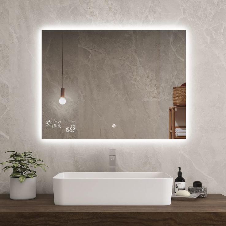 Comparing LED Bathroom Mirrors: Backlit vs Frontlit Options | ACE DECOR ...