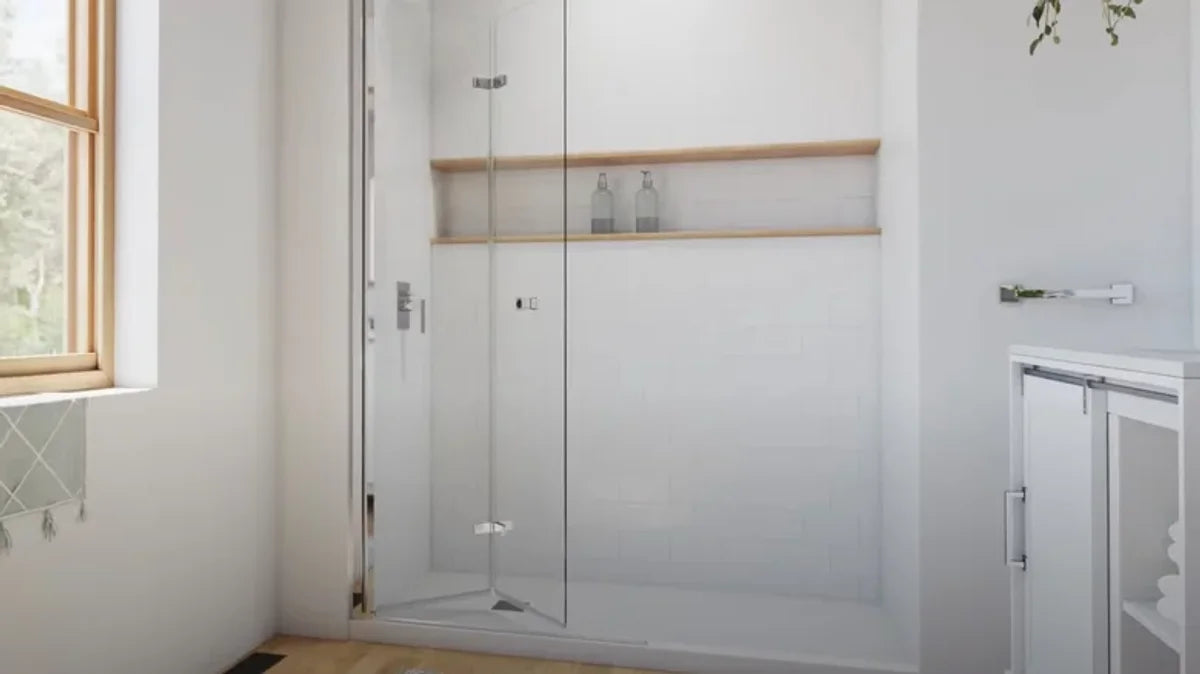 Best Folding Glass Shower Door for Small Bathrooms: Full Comparison ...