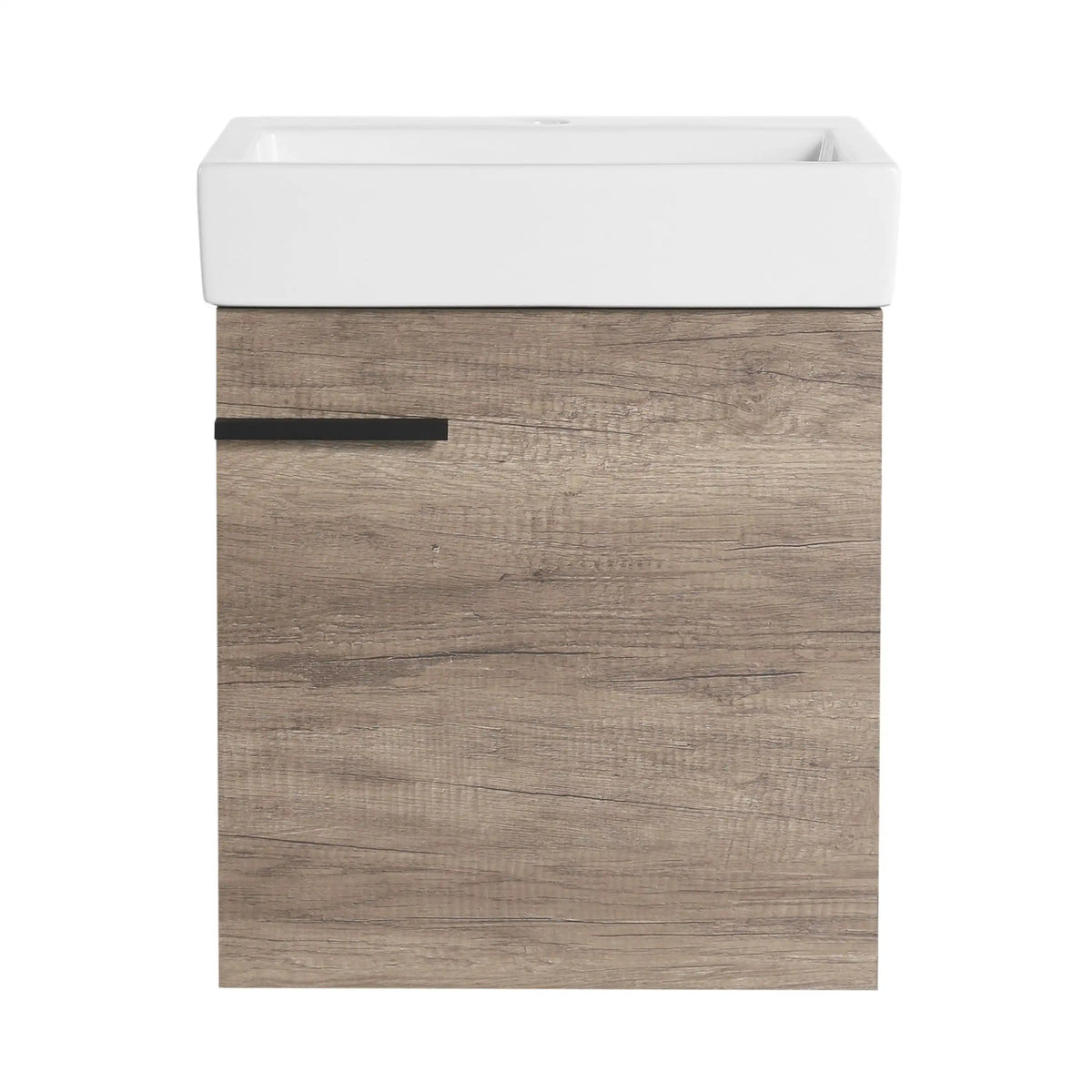 19" Plywood Floating Bathroom Vanity with Ceramic Sink | ACE DECOR ...